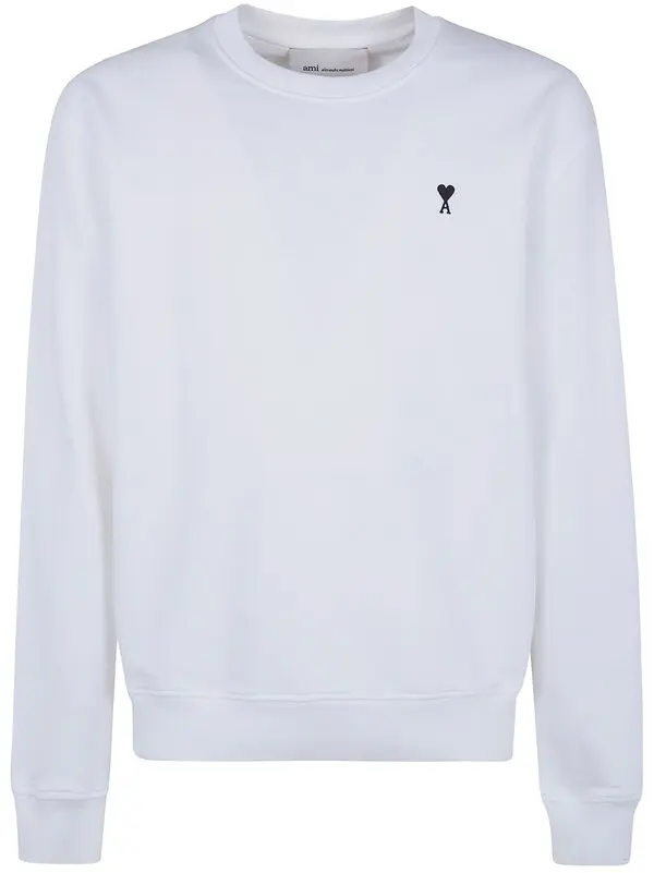 Ami De Coeur" Sweatshirt - White