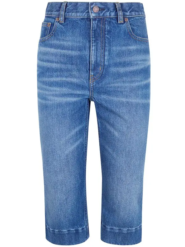 Chloé Capri High-waisted Jeans - Blue