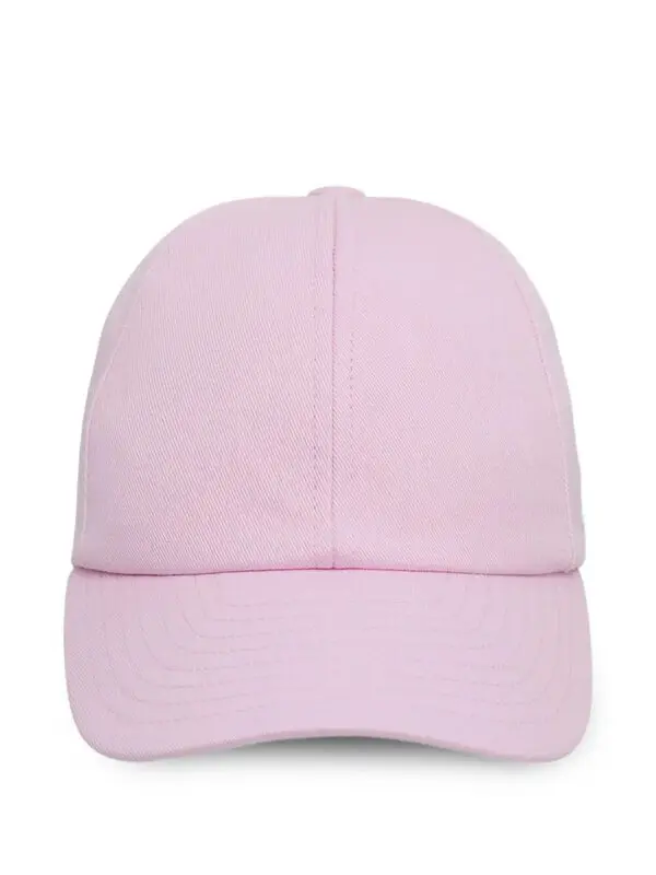 COURREGES Signature Cotton Cap - Pink