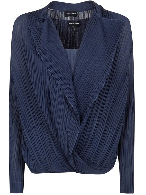 Giorgio Armani Twin Set Plisse - Blue