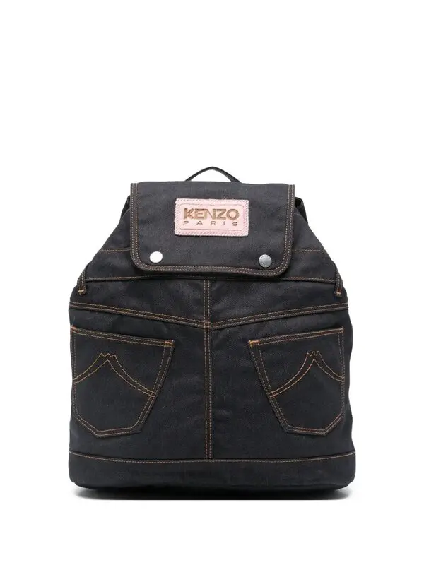 Kenzo Five Pockets Backpack - Blue