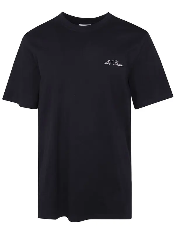 LES DEUX Wild Flower" T-shirt - Black