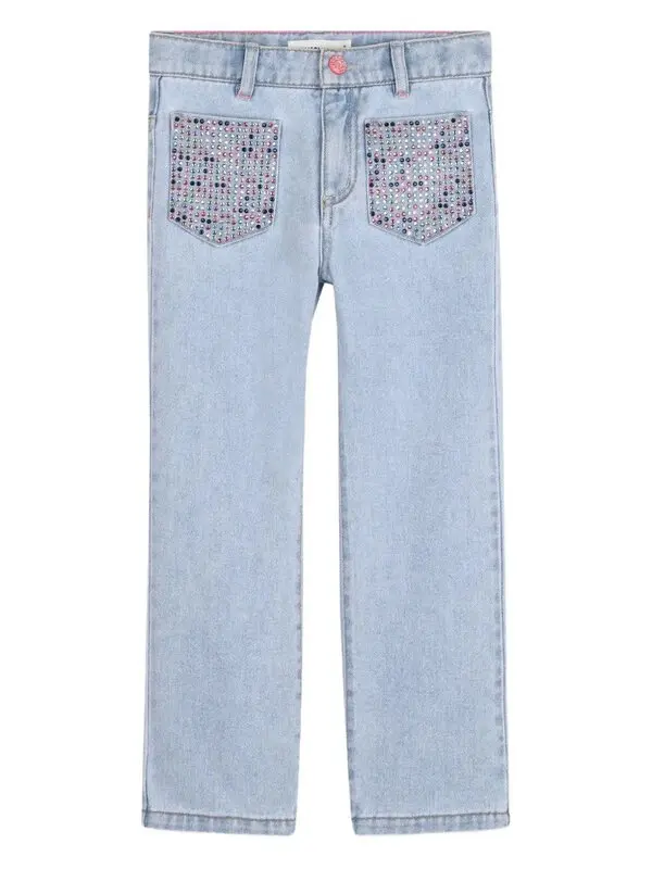 BILLIEBLUSH Straight Leg Jeans - Blue