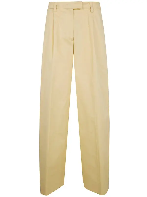 THELATEST Gabardine Wide Leg Trousers