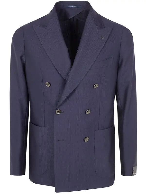 Tagliatore Montecarlo Jacket - Blue