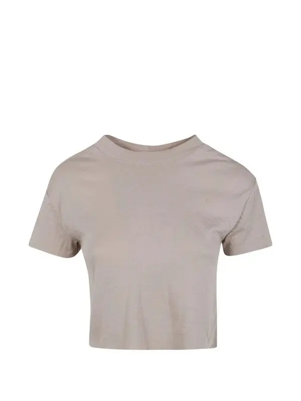 THOM KROM Crop T-shirt - Gray