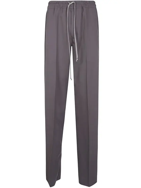 Rick Owens Dietrich Drawstring Trousers - Gray
