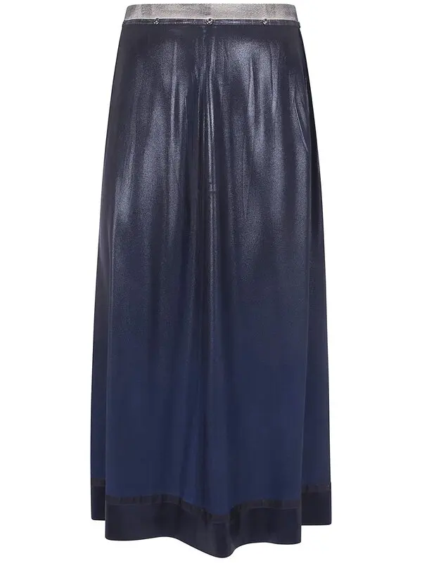 MAISON MARGIELA Midi Straight Skirt - Blue