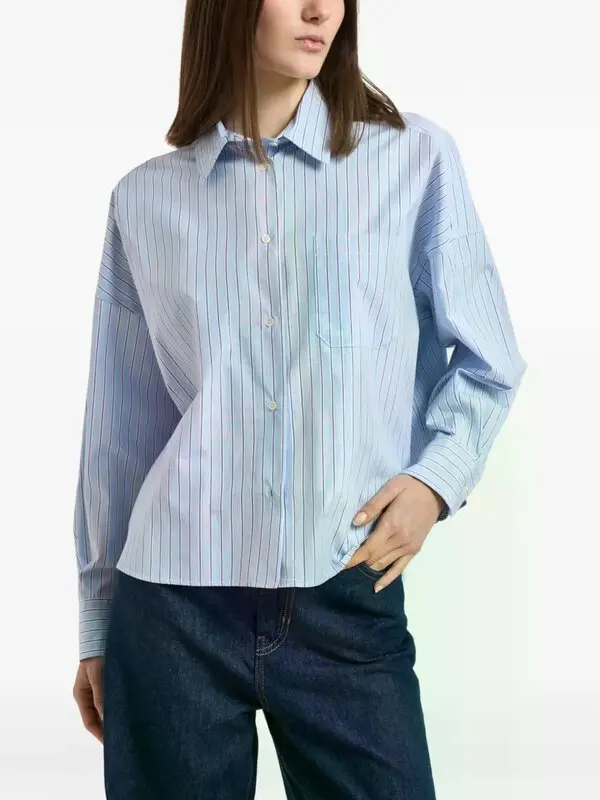 Max Mara Striped Buttoned Shirt