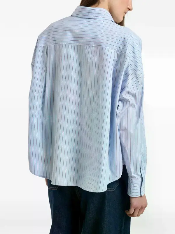 Max Mara Striped Buttoned Shirt