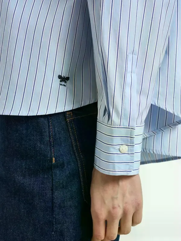 Max Mara Striped Buttoned Shirt