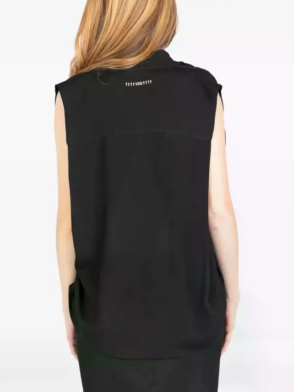 SOCIETE ANONYME April Draped Sleeveless Top - Black