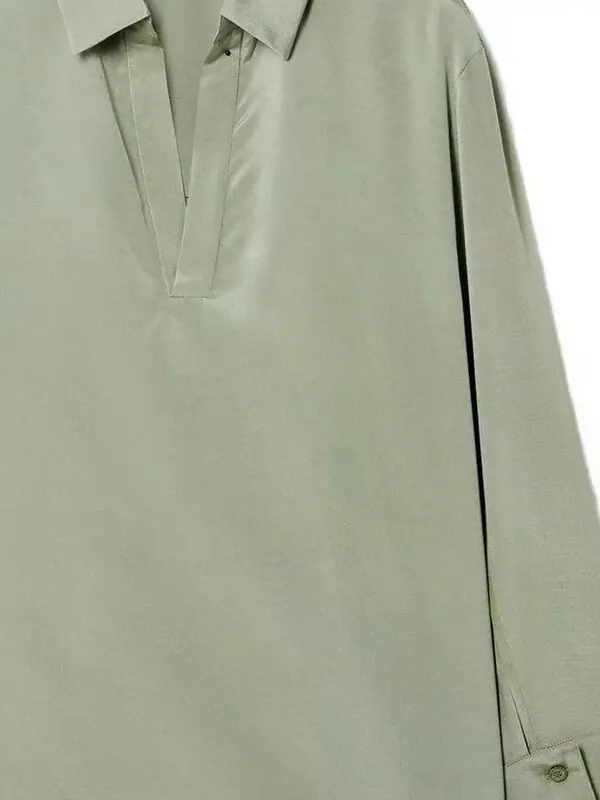 Max Mara Dover V-neck Blouse - Green