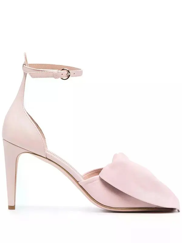 Red Valentino Bow Leather Sandals