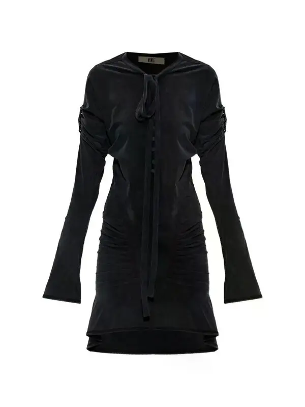 KNWLS Ruched Drawstring Dress