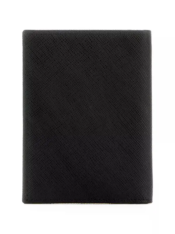Prada Logo-plaque Leather Wallet