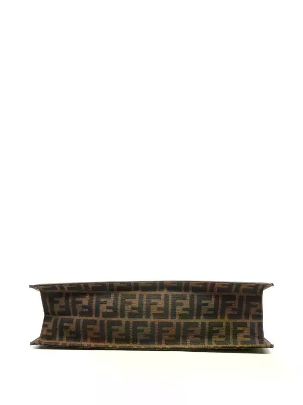 Fendi 1990s Zucca Canvas Briefcase