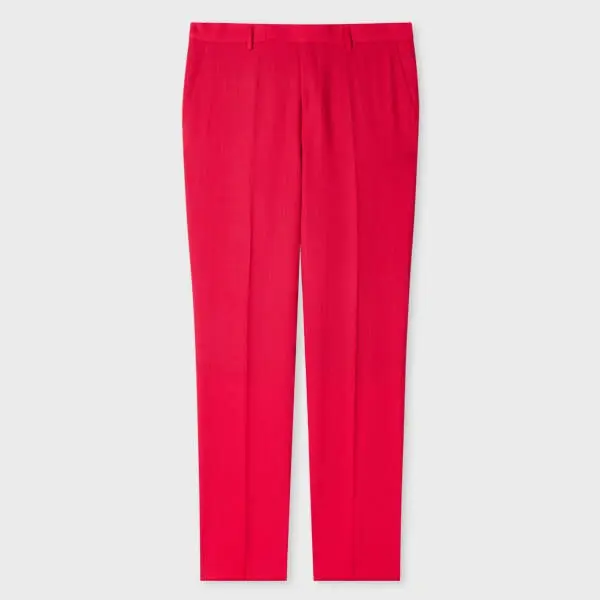 Paul Smith Tapered Linen Trousers
