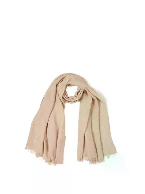 Peserico Sequin Fringed Scarf