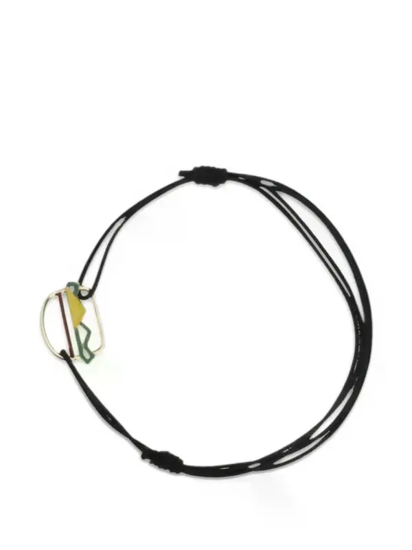 ALIITA Hamburger Adjustable-cord Bracelet - Black