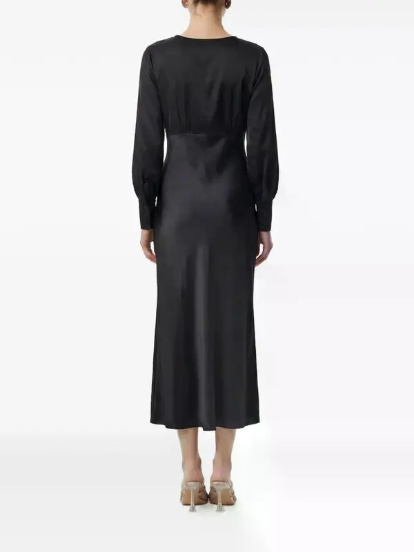 FRAMBOISE Bishop Sleeve Midi Dress