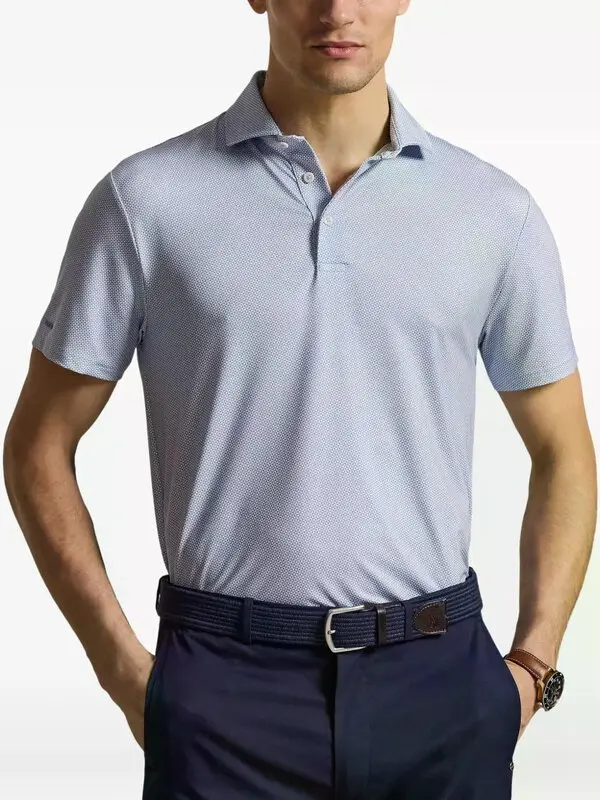 Rlx Ralph Lauren Patterned Short-sleeved Polo Shirt
