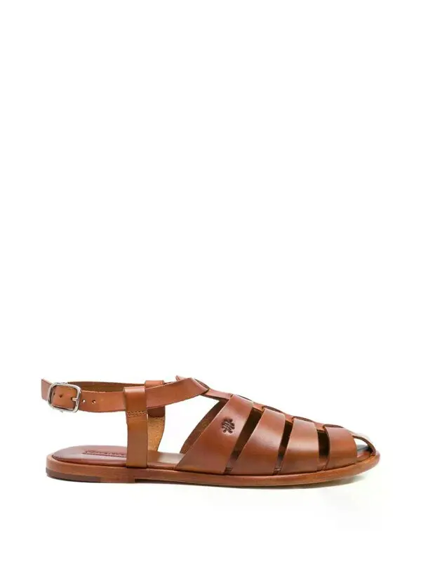 Dragon Diffusion Woven Buckle-fastening Sandals