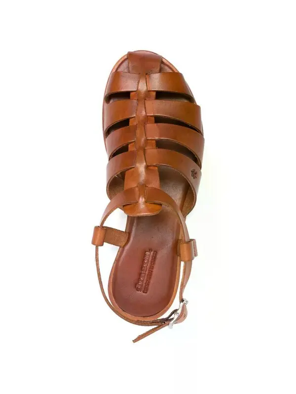 Dragon Diffusion Woven Buckle-fastening Sandals