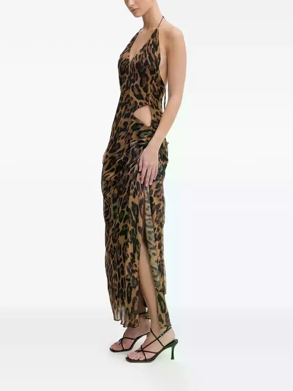 Bardot Cyrel Leopard-print Maxi Dress
