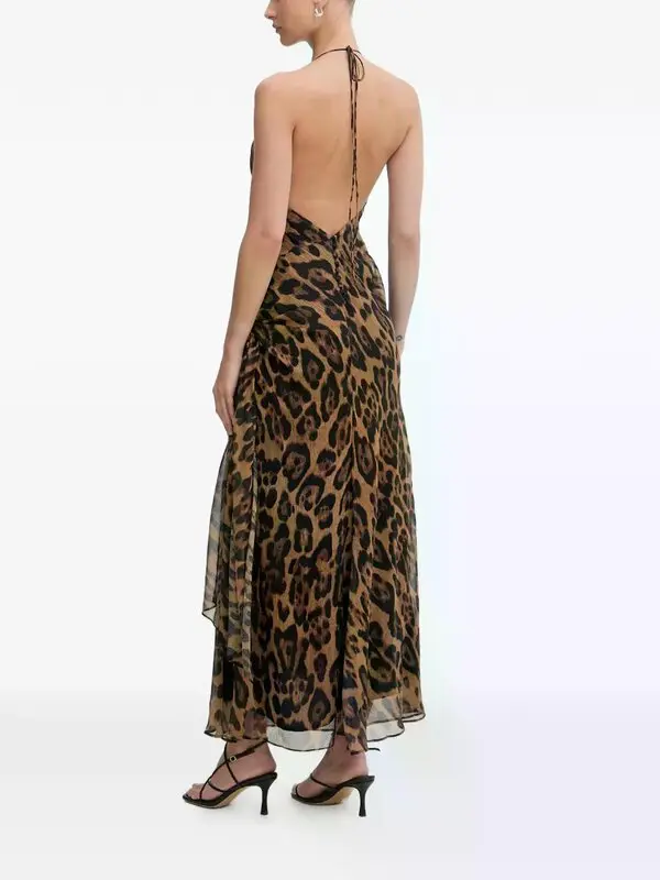 Bardot Cyrel Leopard-print Maxi Dress