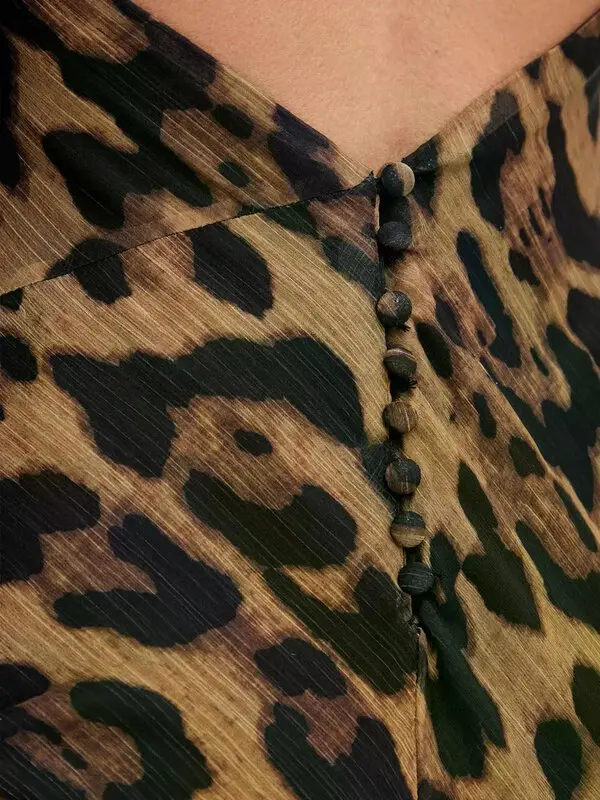 Bardot Cyrel Leopard-print Maxi Dress