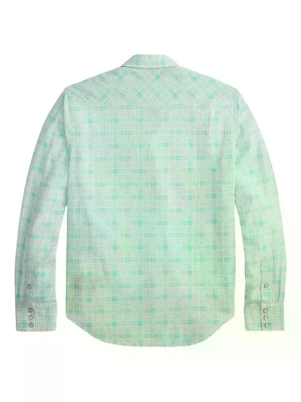 Ralph Lauren Plaid Buttoned Shirt - Blue