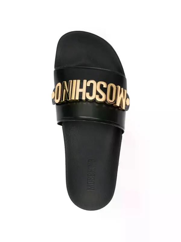 Moschino Logo Lettering Slides