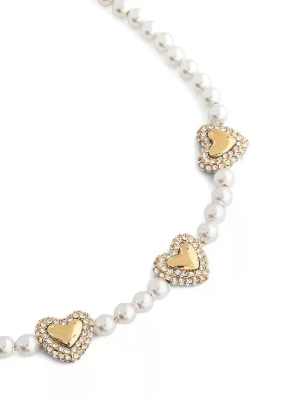 Guess Heart-motif Beaded Necklace