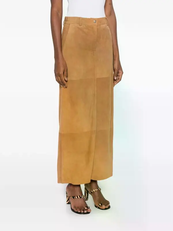 Erika Cavallini Panelled Slit Skirt