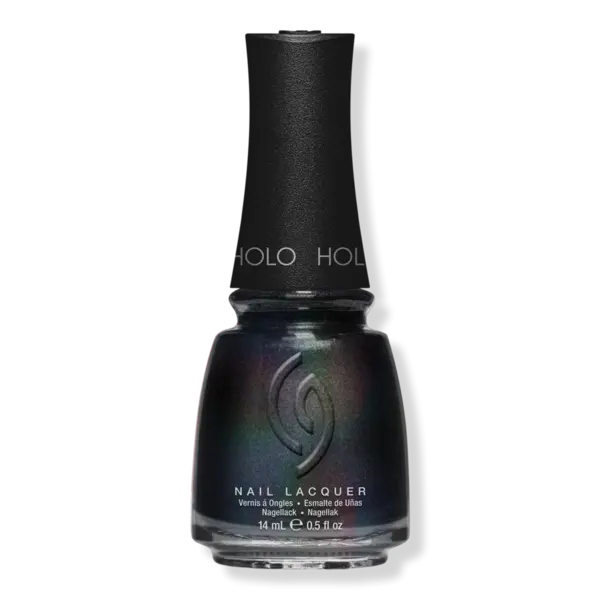 CHINA GLAZE Mega Pigment Nail Lacquer, Holographics - Shadow Banned