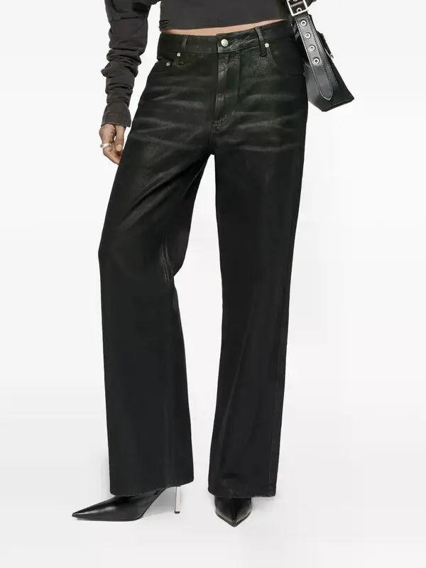 MISBHV Austin Coated Straight-leg Jeans