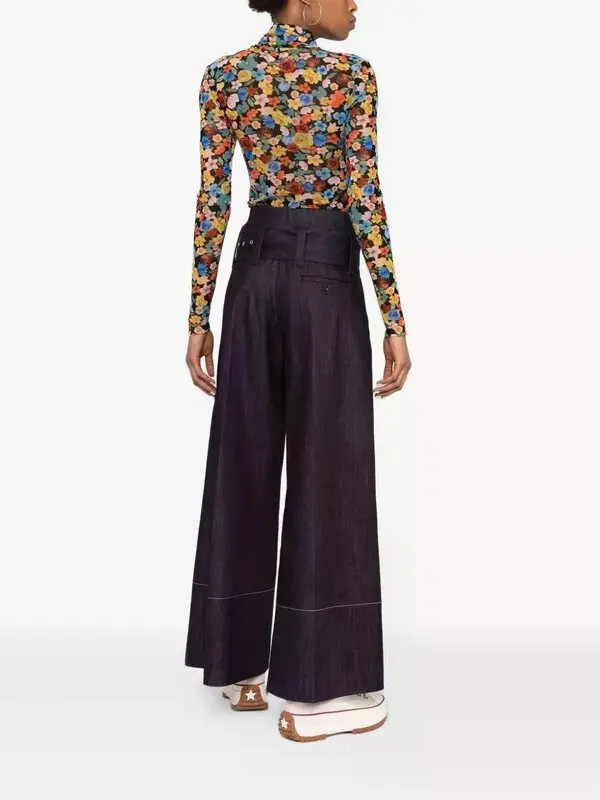 10 CORSO COMO Belted Wide-leg Trousers