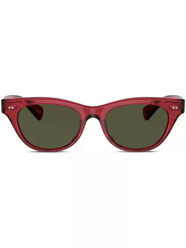 Oliver Spencer Avelin Sunglasses - Red
