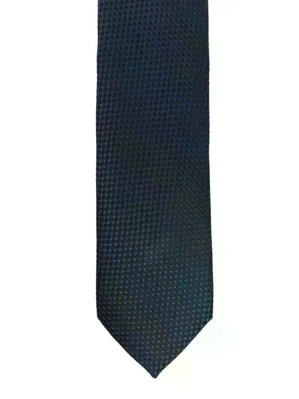 TOM FORD Textured Silk Neck Tie - Blue