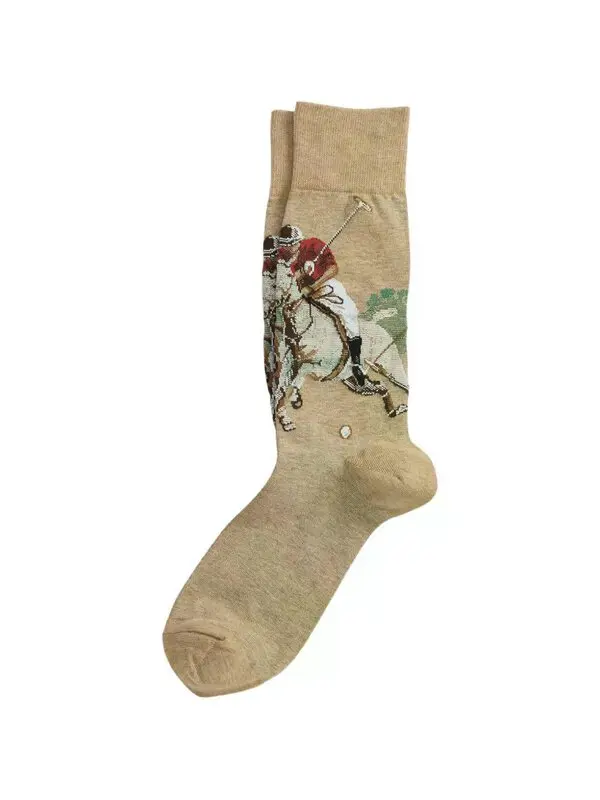Polo Ralph Lauren Patterned Socks - Neutrals
