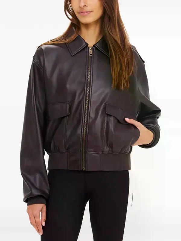 The Upside Zariah Collared Bomber Jacket