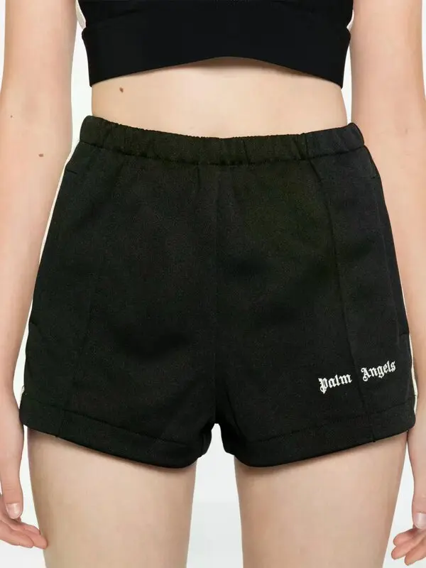 Palm Angels Embroidered-logo Shorts