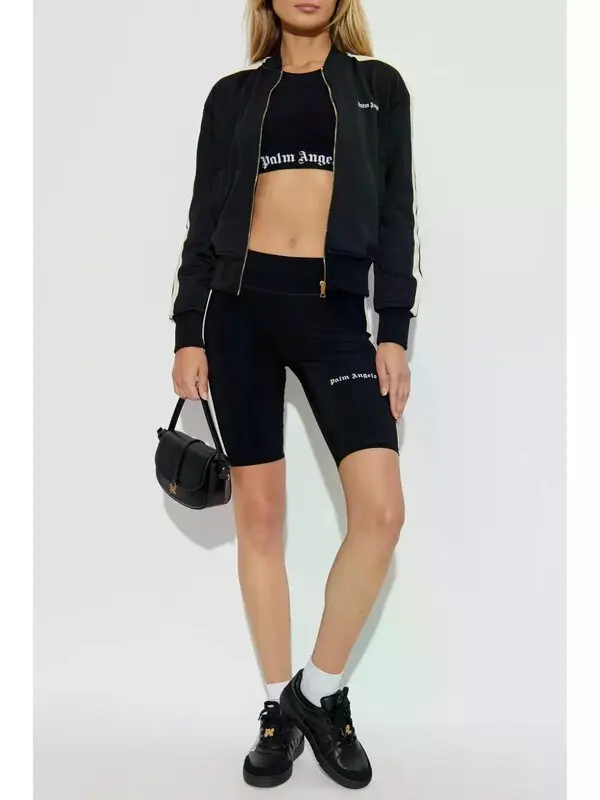 Palm Angels Logo-printed Cycling Shorts