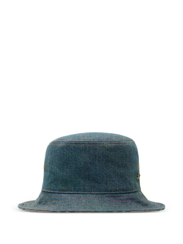 Burberry Denim Bucket Hat - Blue