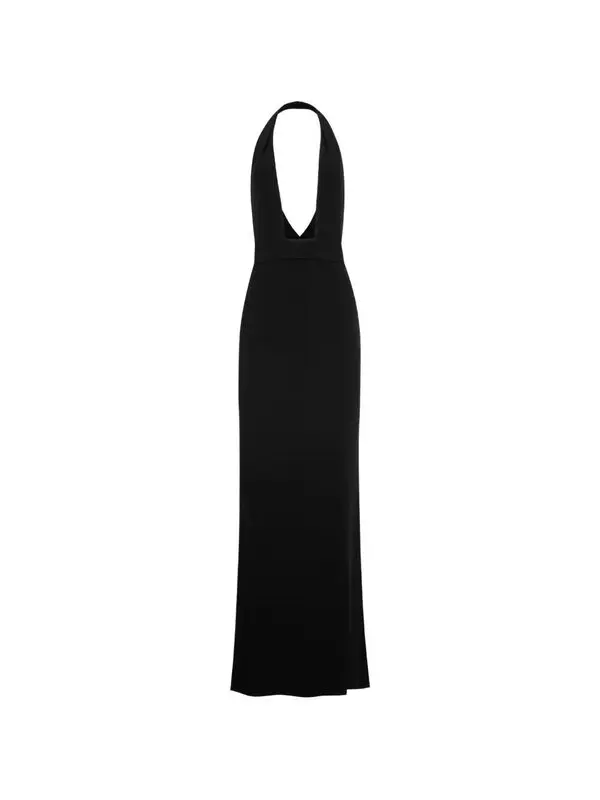 NILI LOTAN Lita Halterneck Gown