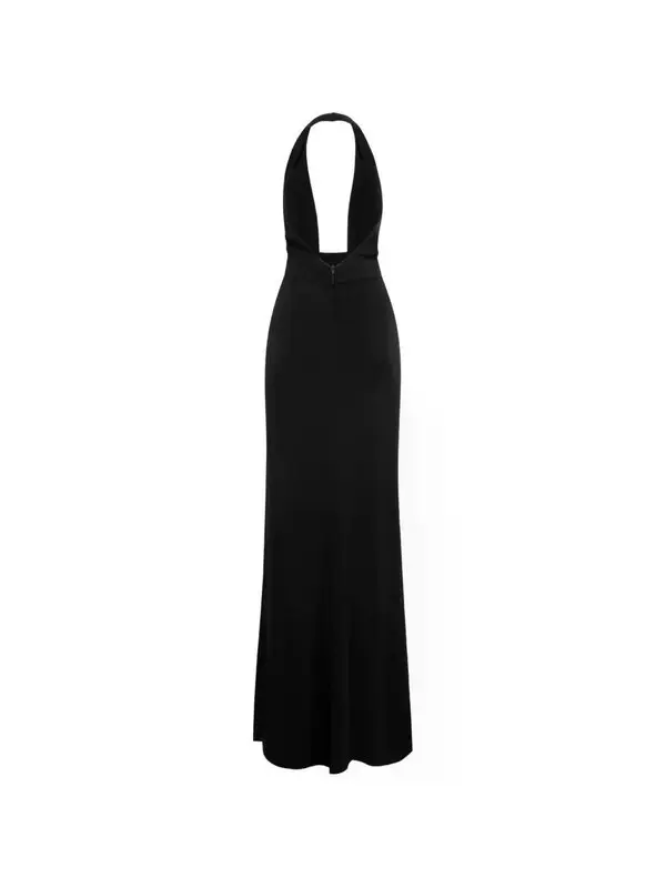 NILI LOTAN Lita Halterneck Gown