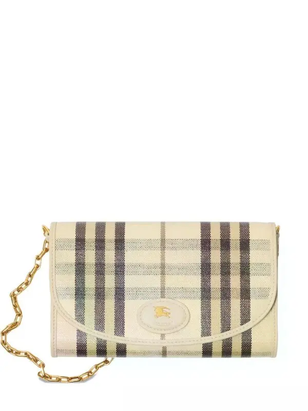 Burberry Highlands Chain-strap Clutch Bag - Neutrals