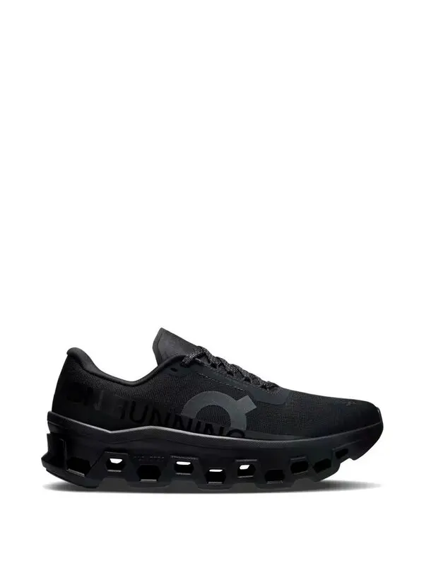 On Cloudmonster 1 Logo Sneakers - Black