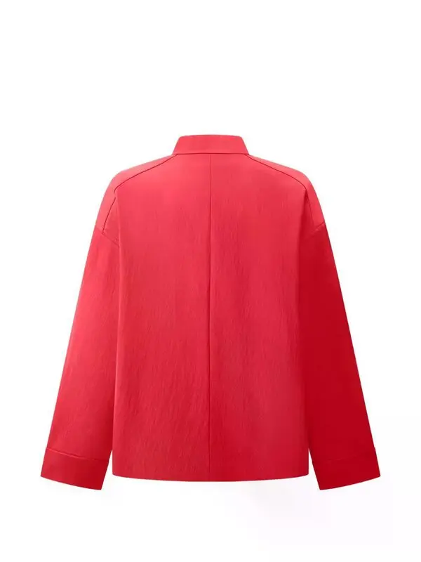 Shanghai Tang Satin Knot Jacket - Red